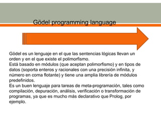 Lenguajes lógicos definicion y funcion | PPTX