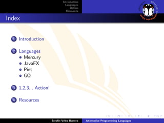 Lenguajes programacionalternativos | PPT