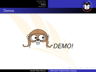 Lenguajes programacionalternativos | PPT