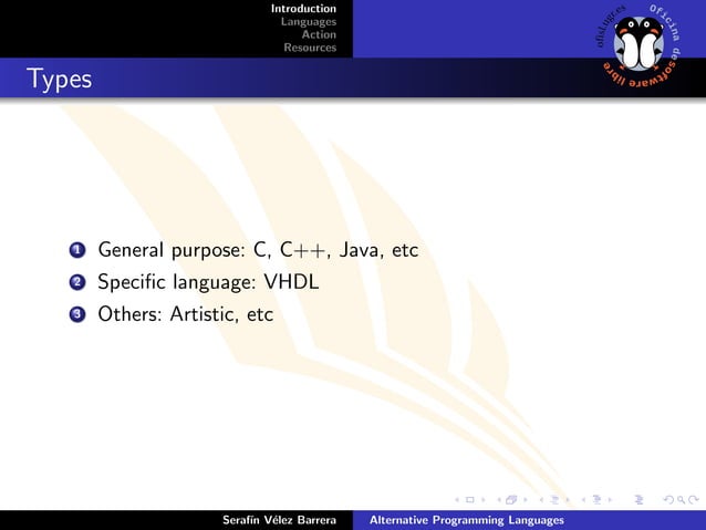 Lenguajes programacionalternativos | PPT