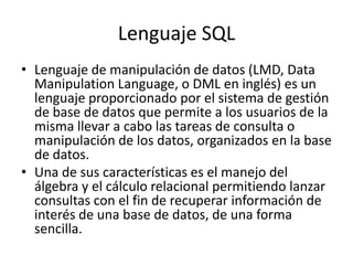SQL Transact: SQL Transact conceptos basicos