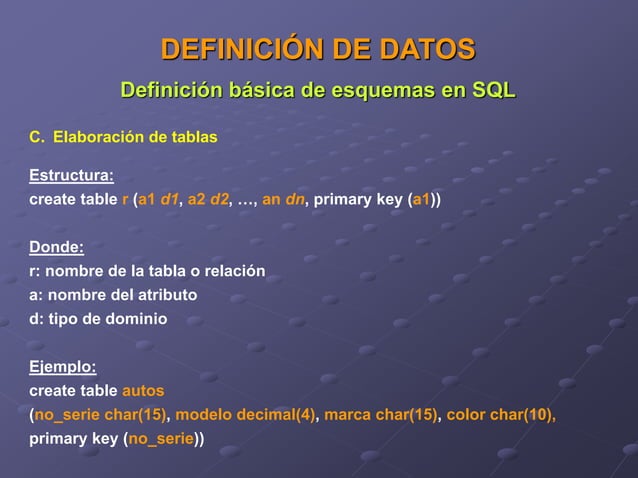 Lenguaje sql | PPT