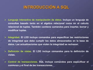 Lenguaje sql | PPT