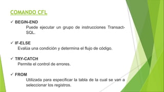 Lenguaje transact | PPTX