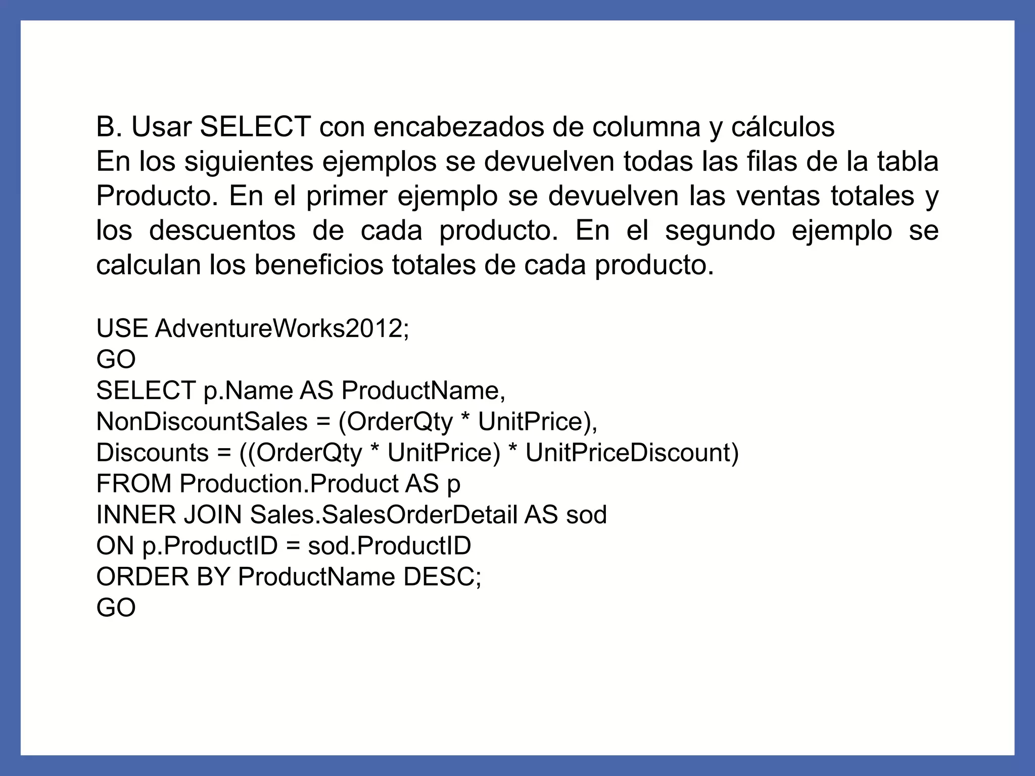 Lenguaje transact sql | PPT