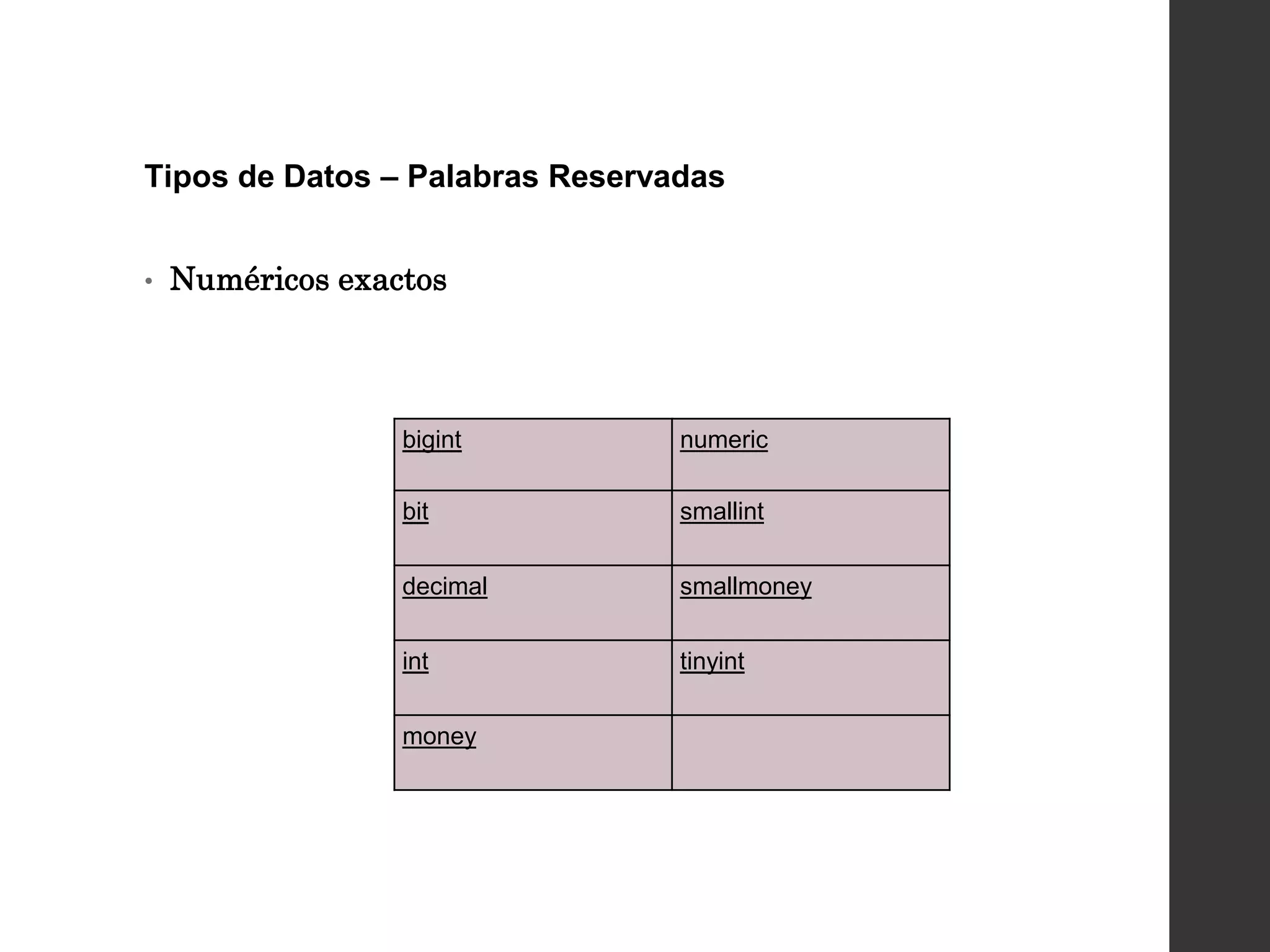Lenguaje transact sql | PPT
