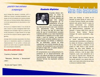 Arturo Ambrogi - triptico | PDF