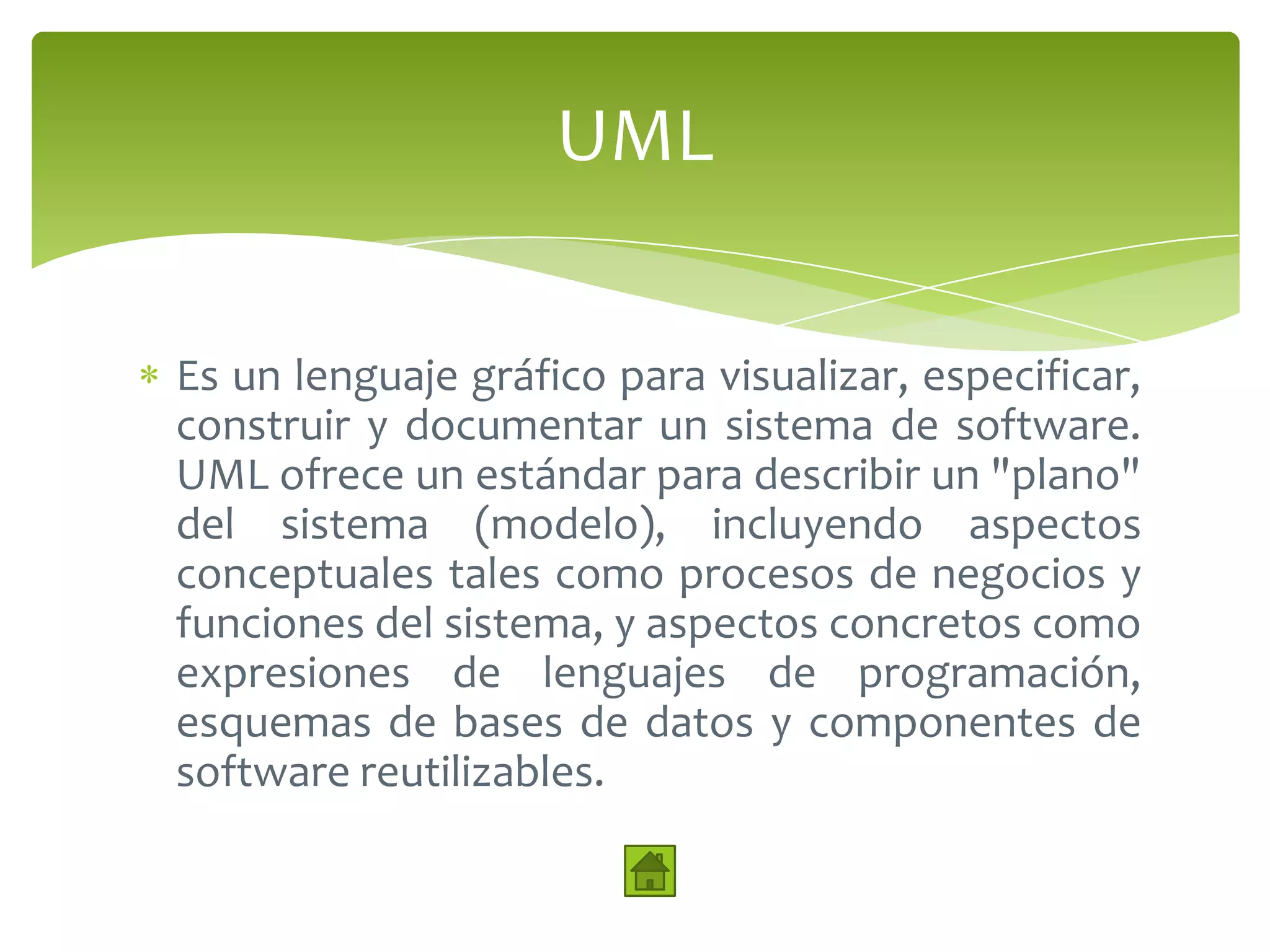Lenguaje Unificado de Modelado (UML) | PPTX