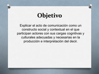 Lenguaje, uso y contexto | PPTX