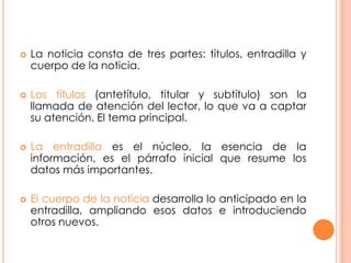 Lengua la noticia | PPTX