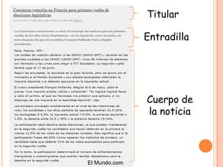 La noticia | PPTX