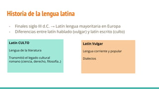 Lengua Latina UNIDAD 1.pptx