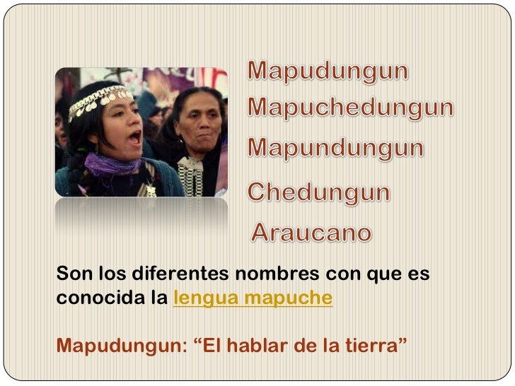 Lengua mapuche