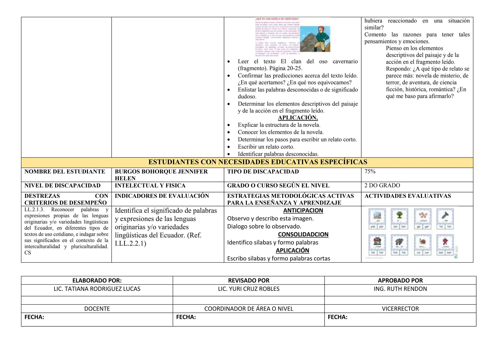 LENGUA PLANIFICACIÓN OCTAVO SEMANAL.docx