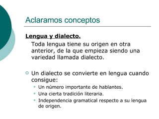 Lenguas de España | PPT