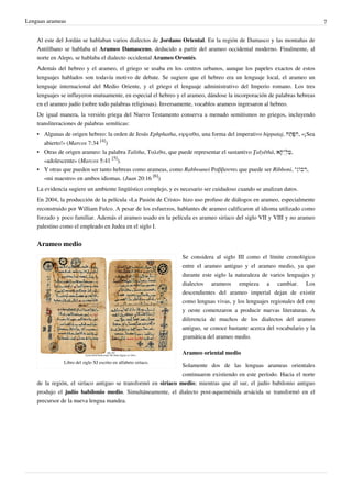 Lenguas arameas | PDF