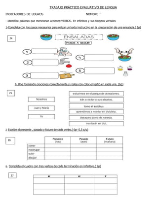 LENGUA Y A,C,T ABRIL 2023. completa con evaluaciones | DOCX