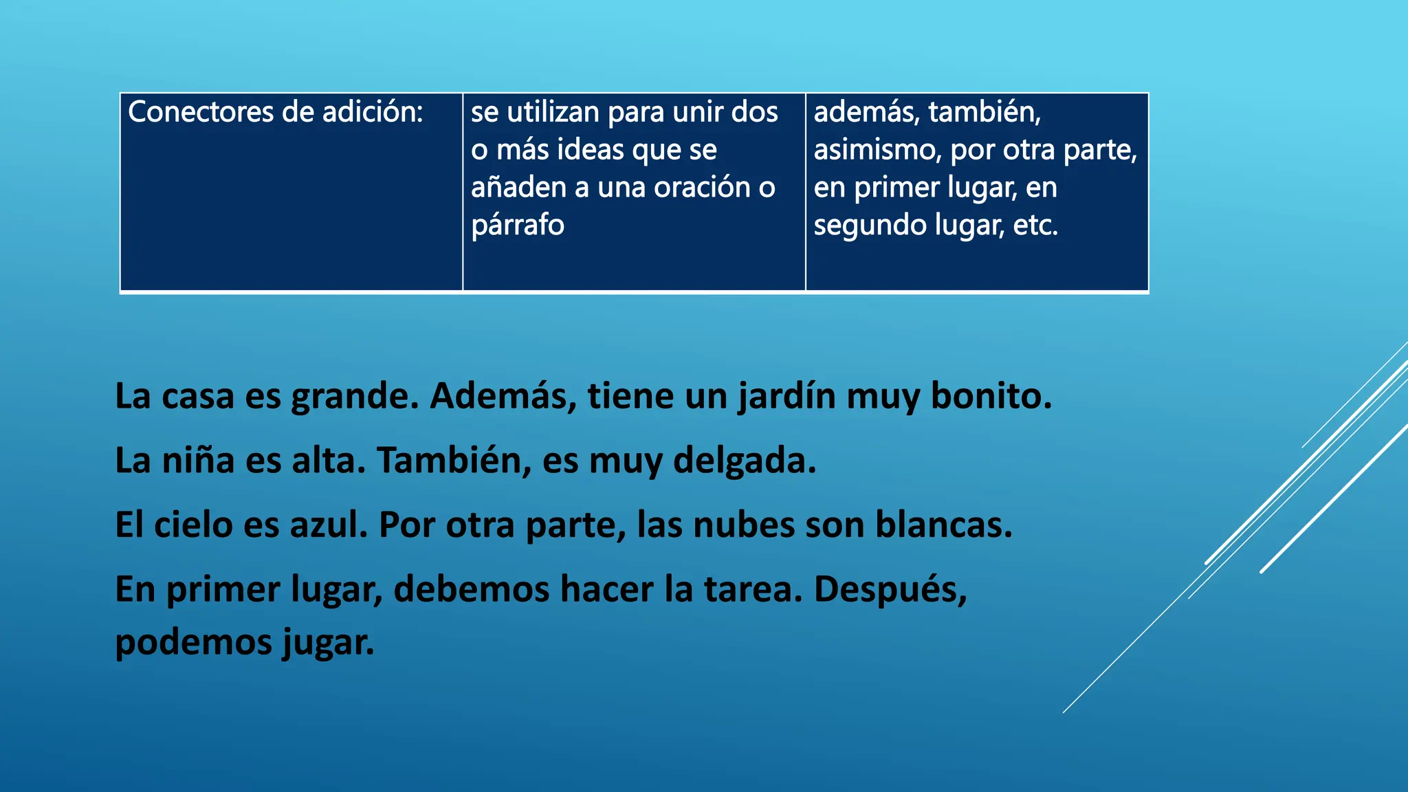 LENGUA Y LITERATURA conectores logicos.. | PPTX