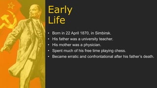 Leadership Biography on Vladimir Lenin | PPTX