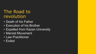 Leadership Biography on Vladimir Lenin | PPT