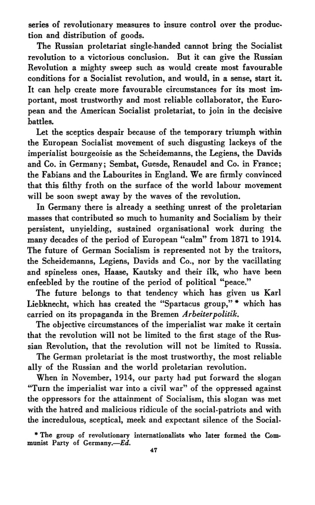 Lenin letters from-afar-v_i_lenin-1932-50pgs-bol-soc | PDF | Politics