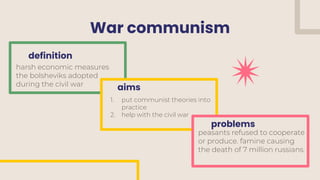 LENIN IN POWER and also the thing that needed to be | PPT