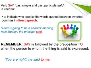 Lenin Quintana - Verbs-Say-and-Tell-.pptx