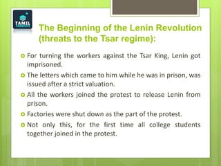 Lenin revolution ppt | PPT