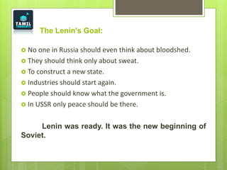 Lenin revolution ppt | PPT