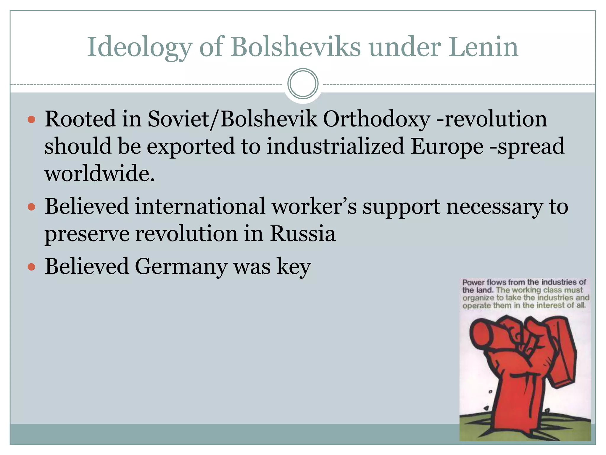 Lenin’s foreign policy & relations 1918-1924 by Alex Rakochy | PPTX
