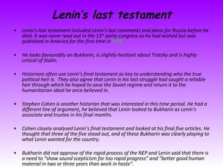 Lenin – Tyrant Or Saviour | PPT