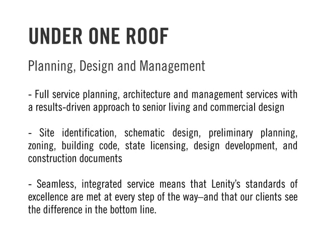Lenity Architecture Portfolio | PPT