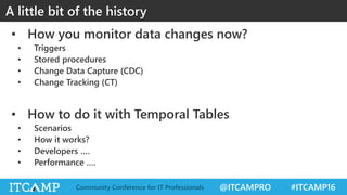 Travelling in time with SQL Server 2016 - Damian Widera | PDF | Databases | Computer Software ...