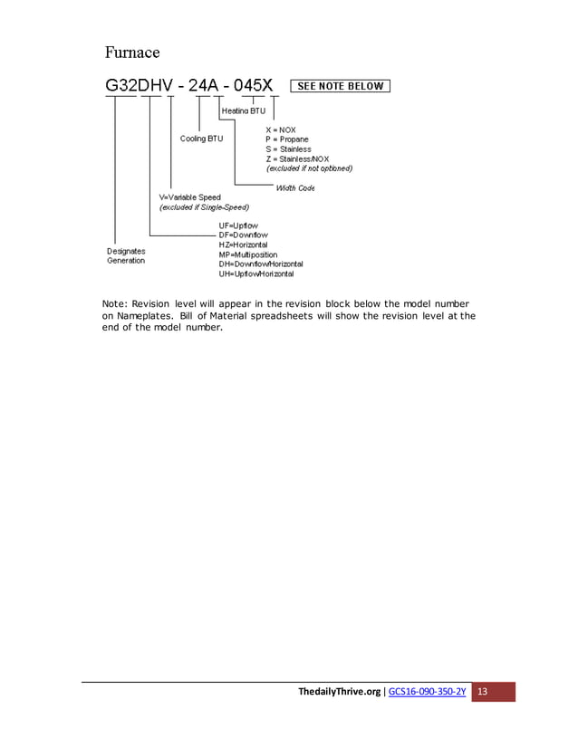 Lennox Model Number Nomenclature | DOCX