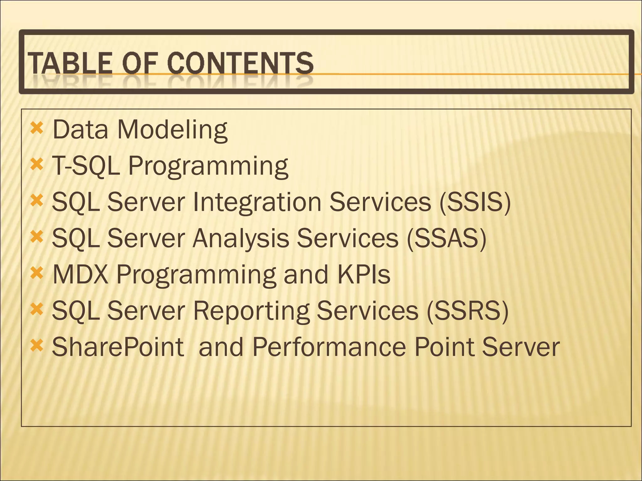 My Business Intelligence Portfolio | PPT