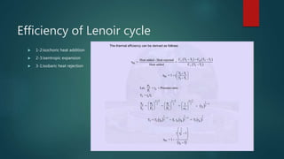 Lenoir cycle(pulse jet engine) | PPTX