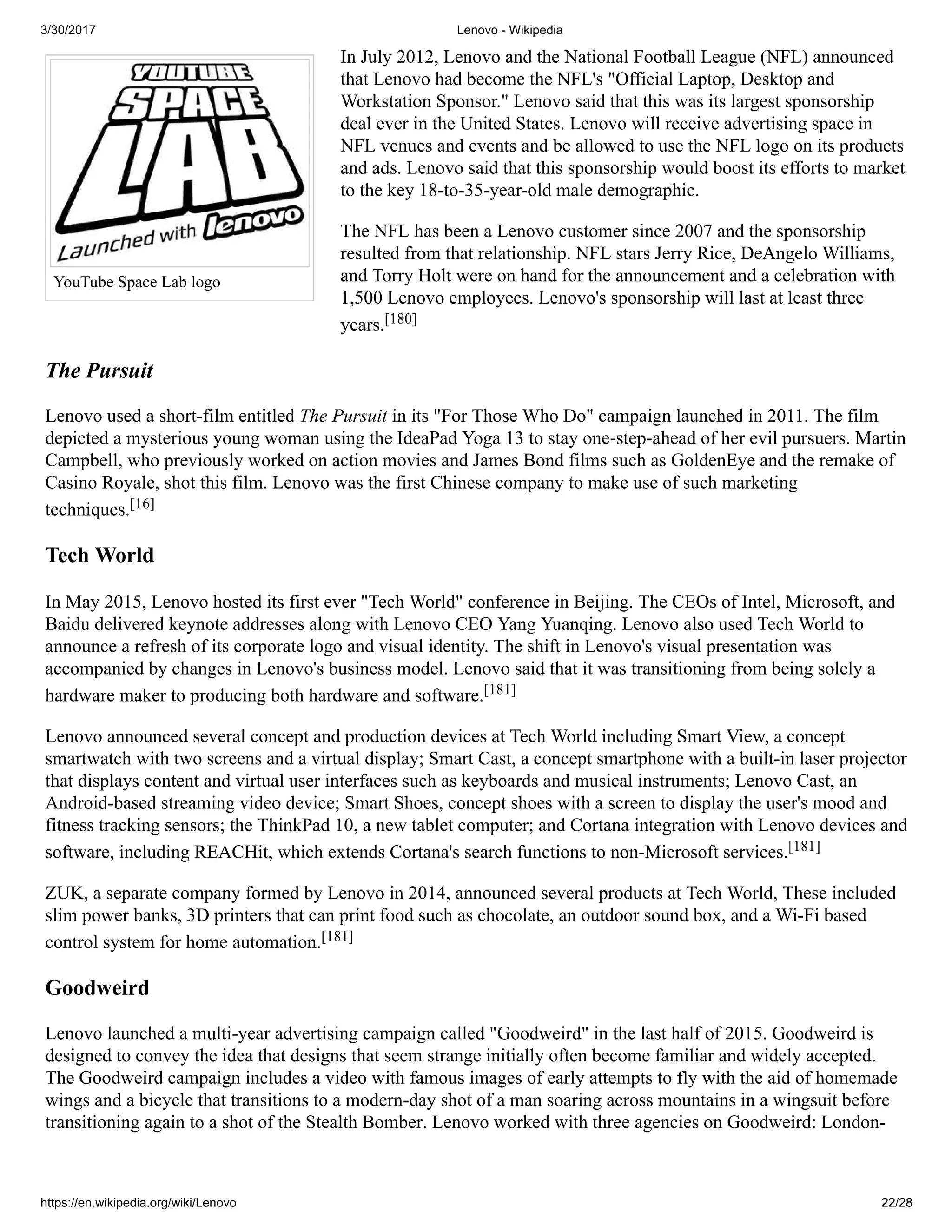 History of Lenovo | PDF
