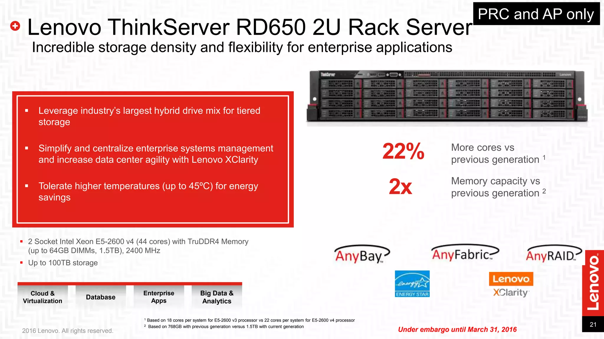 Lenovo Rack and Tower Server Portfolio | PPTX