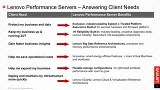 Lenovo Rack and Tower Server Portfolio | PPTX