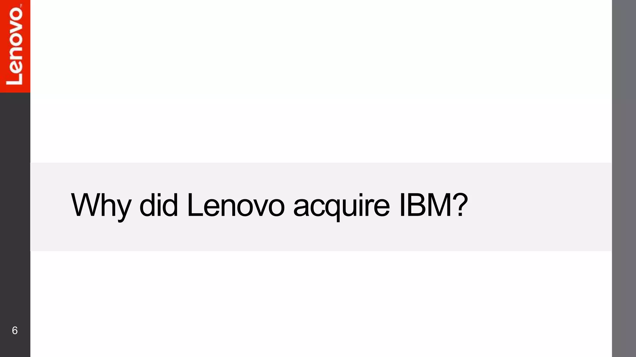 Lenovo Case Study - The raise to the global #1 PC manufacturer | PPT