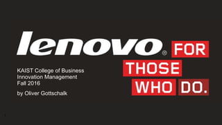 Lenovo Case Study - The raise to the global #1 PC manufacturer | PPT