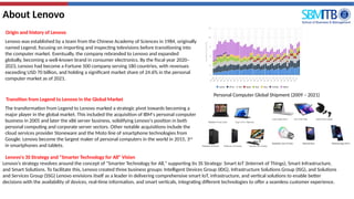 Lenovo 3 Slides Presentation for Business | PPT
