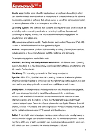 Lenovo assignment on Smartphones & Tablets - L.I.M.E-5 Case Study | PDF