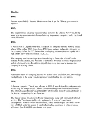 Lenovo: From the Shacks of China to Conquering the World | The ...