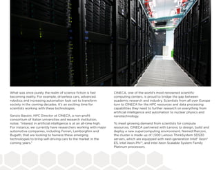 CINECA -- Providing the intelligence to solve our biggest challenges | PPT