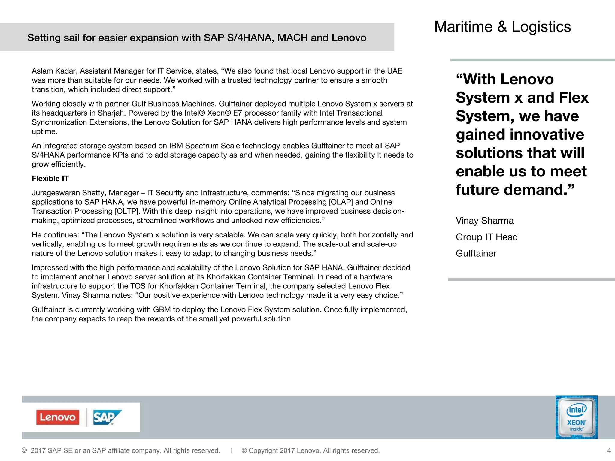 Gulftainer sets sail for easier expansion with SAP S/4HANA, MACH and ...