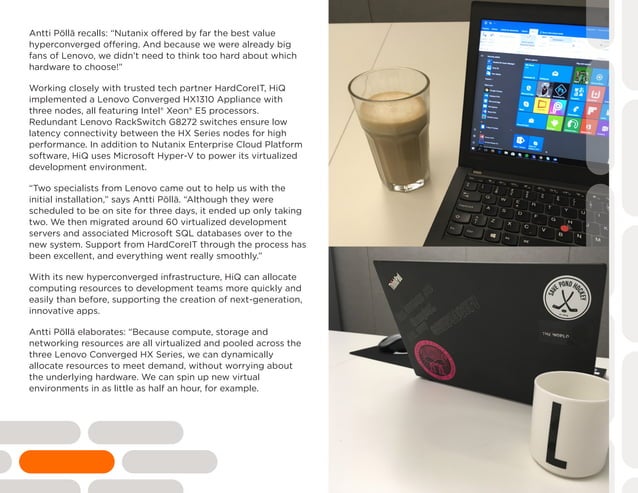 HiQ -- Finland Supporting sophisticated, user-friendly smartphone app ...