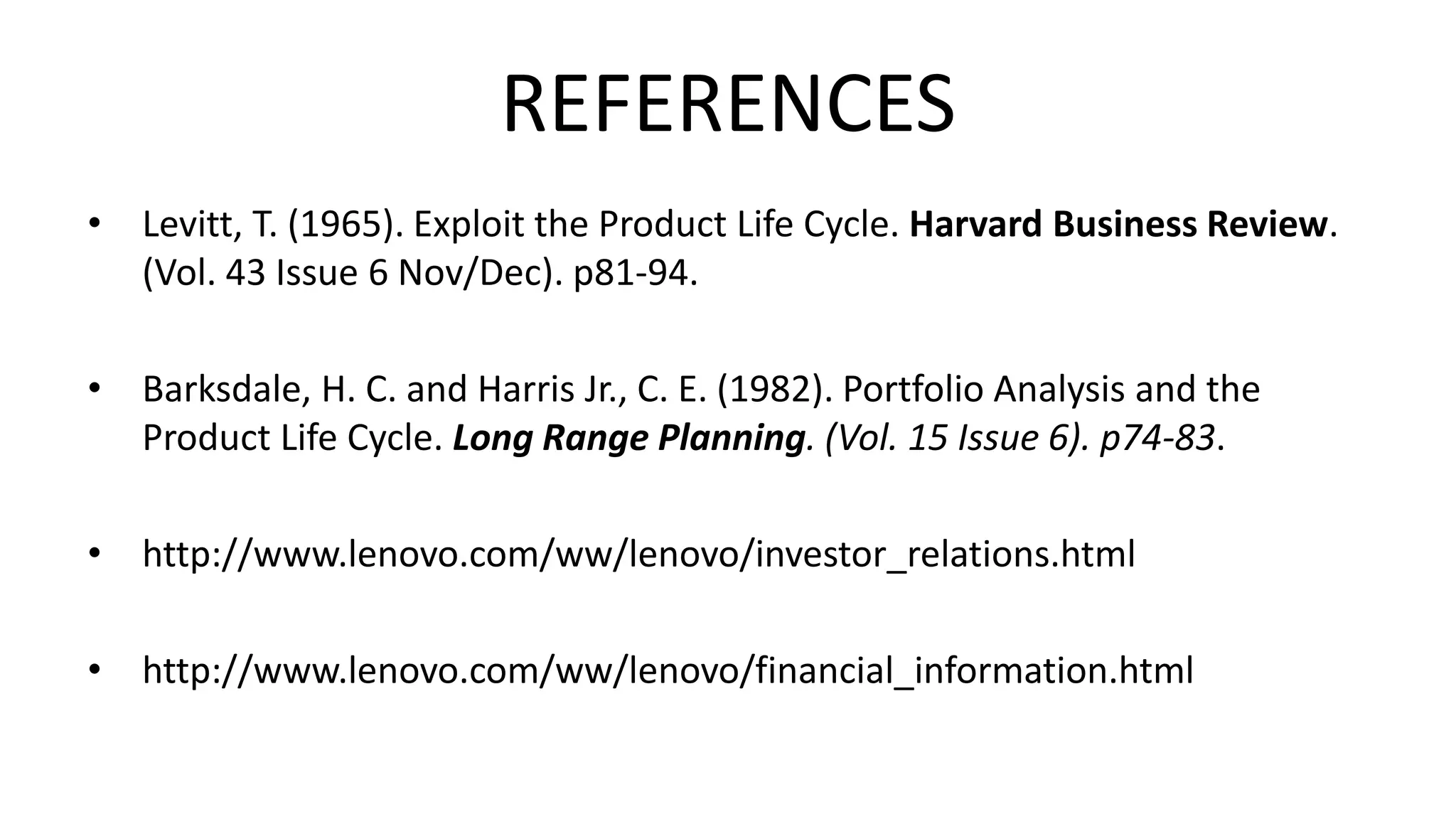 Lenovo laptops Product Life Cycle and BCG Matrix Positioning | PPTX