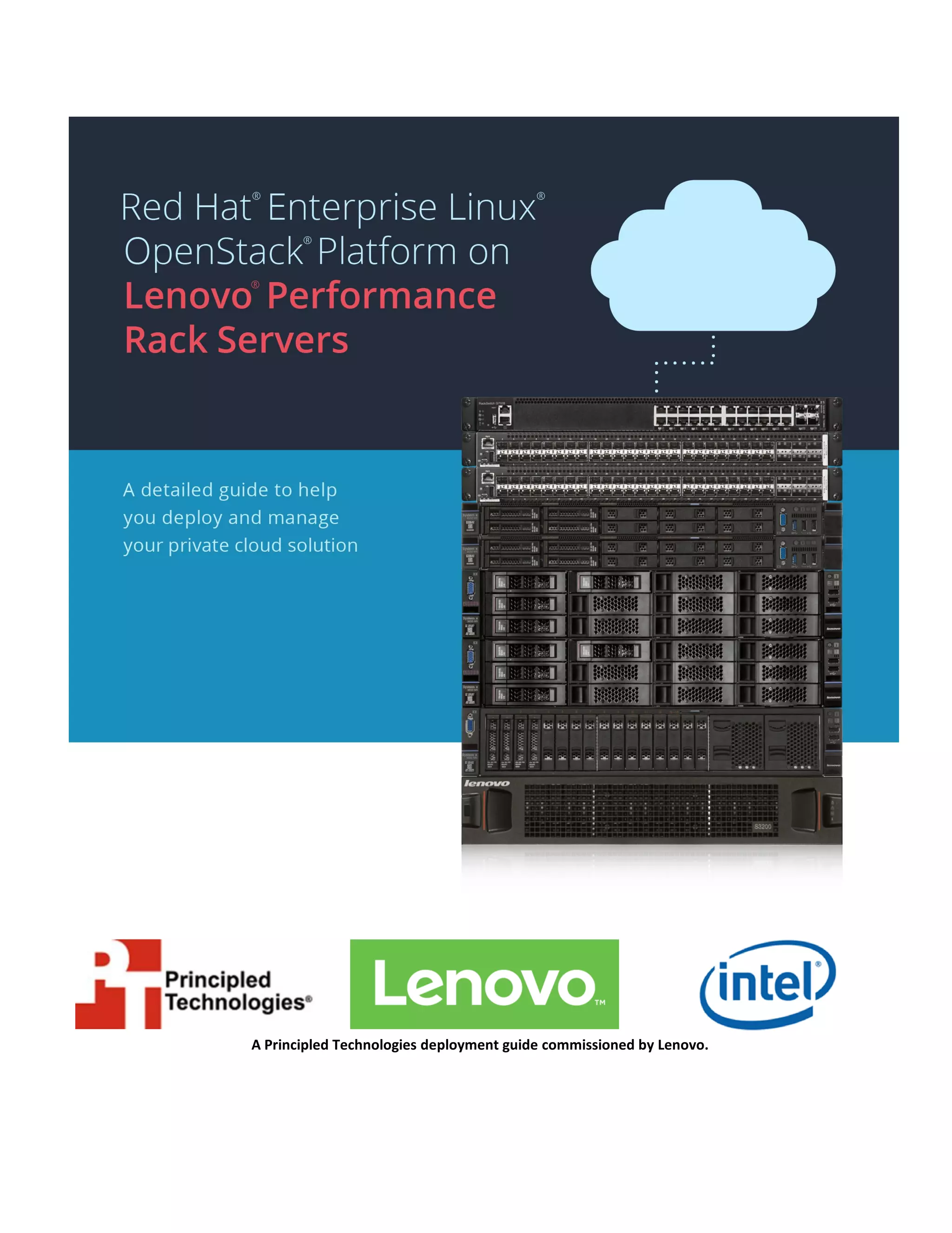 Deploying Red Hat Enterprise Linux OpenStack Platform 7 on Lenovo Performance Rack Servers | PDF
