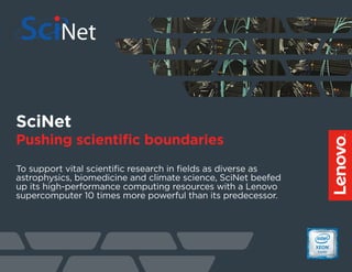 SciNet -- Pushing scientific boundaries | PPT
